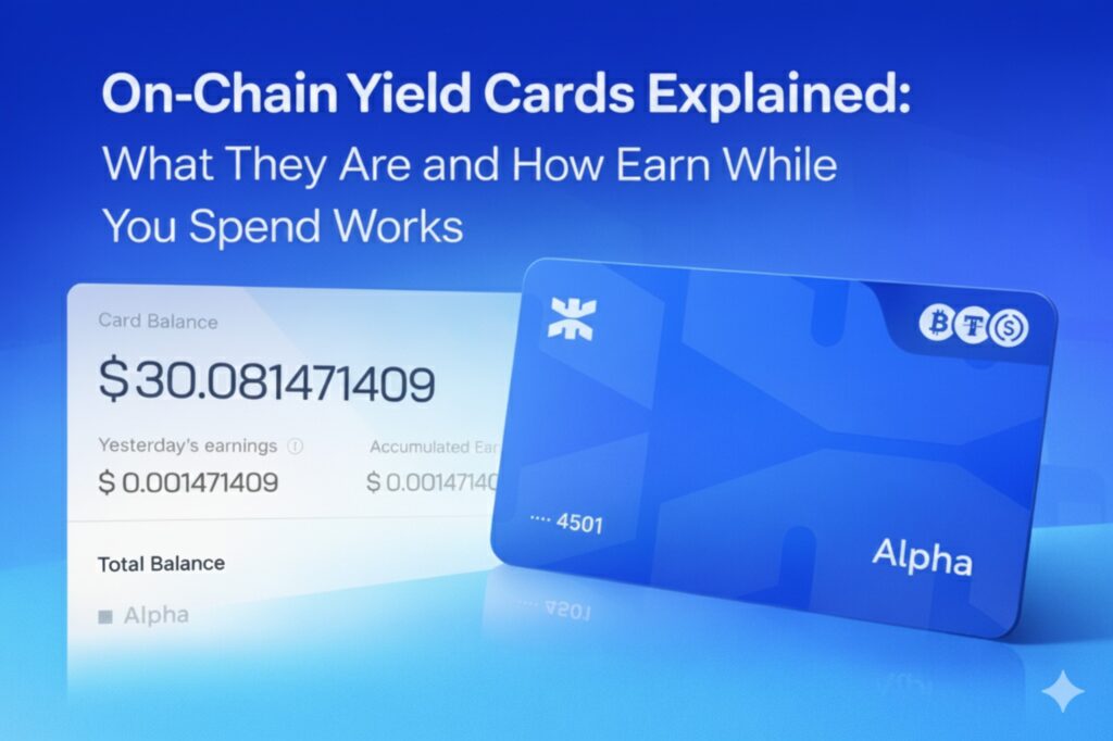 On-Chain Yield Cards Explained: What They Are and How Earn While You ...