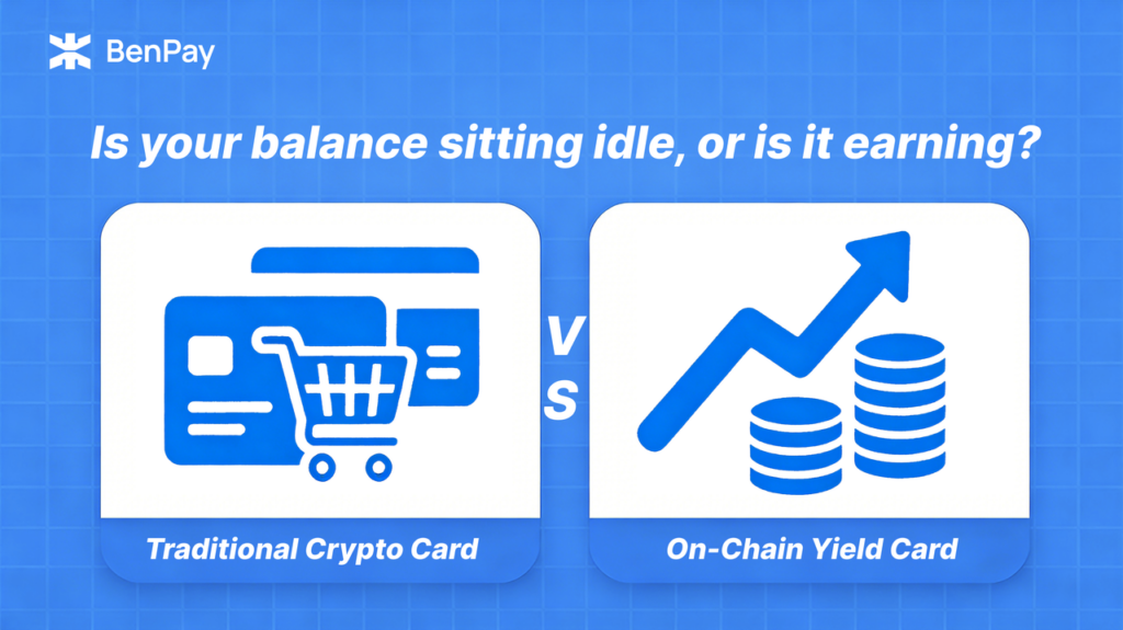 Traditional Crypto Card vs On-Chain Yield Card: Is your balance sitting ...